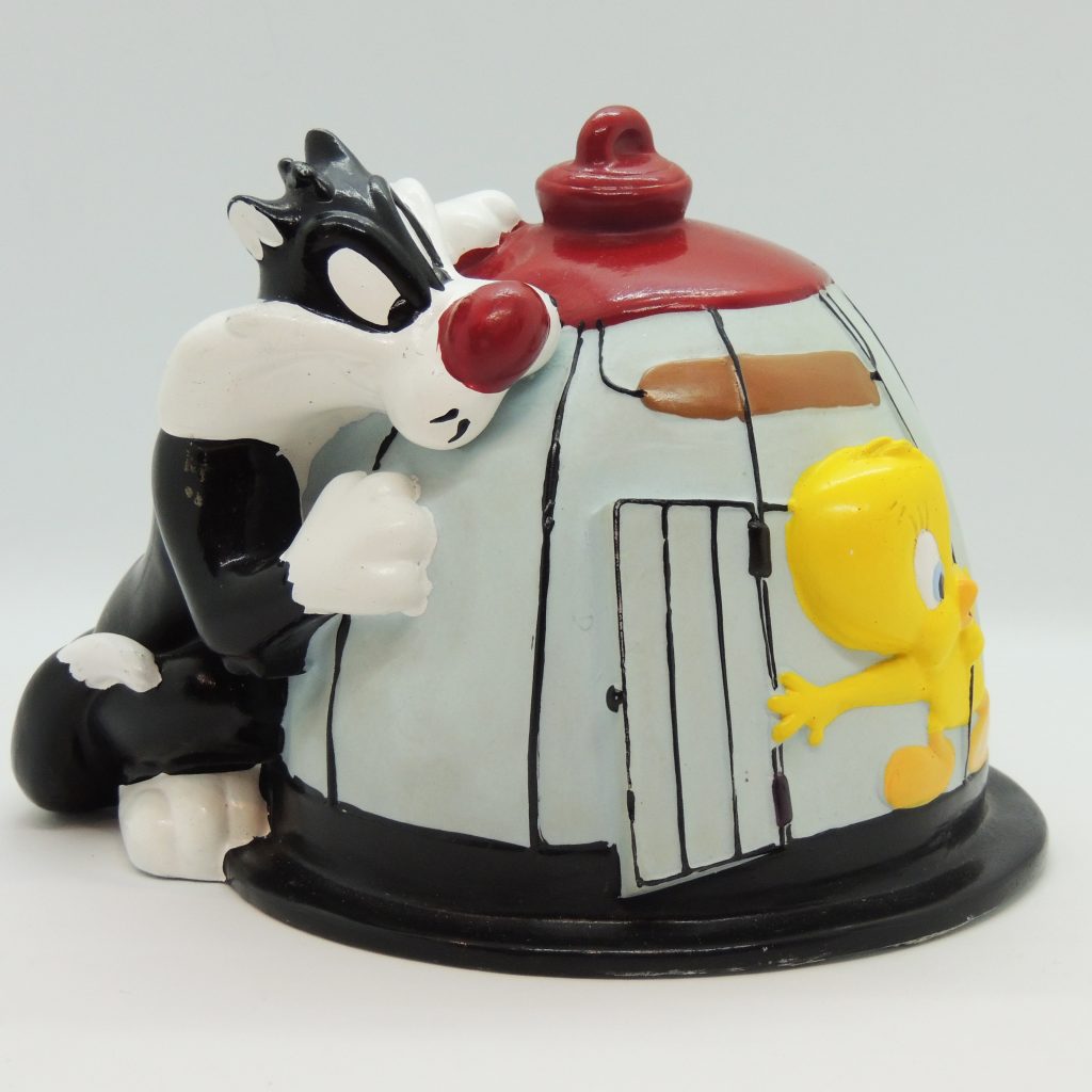 Silvestre Y Piolin Alcancia Looney Tunes Ind Argentina Vintage ...
