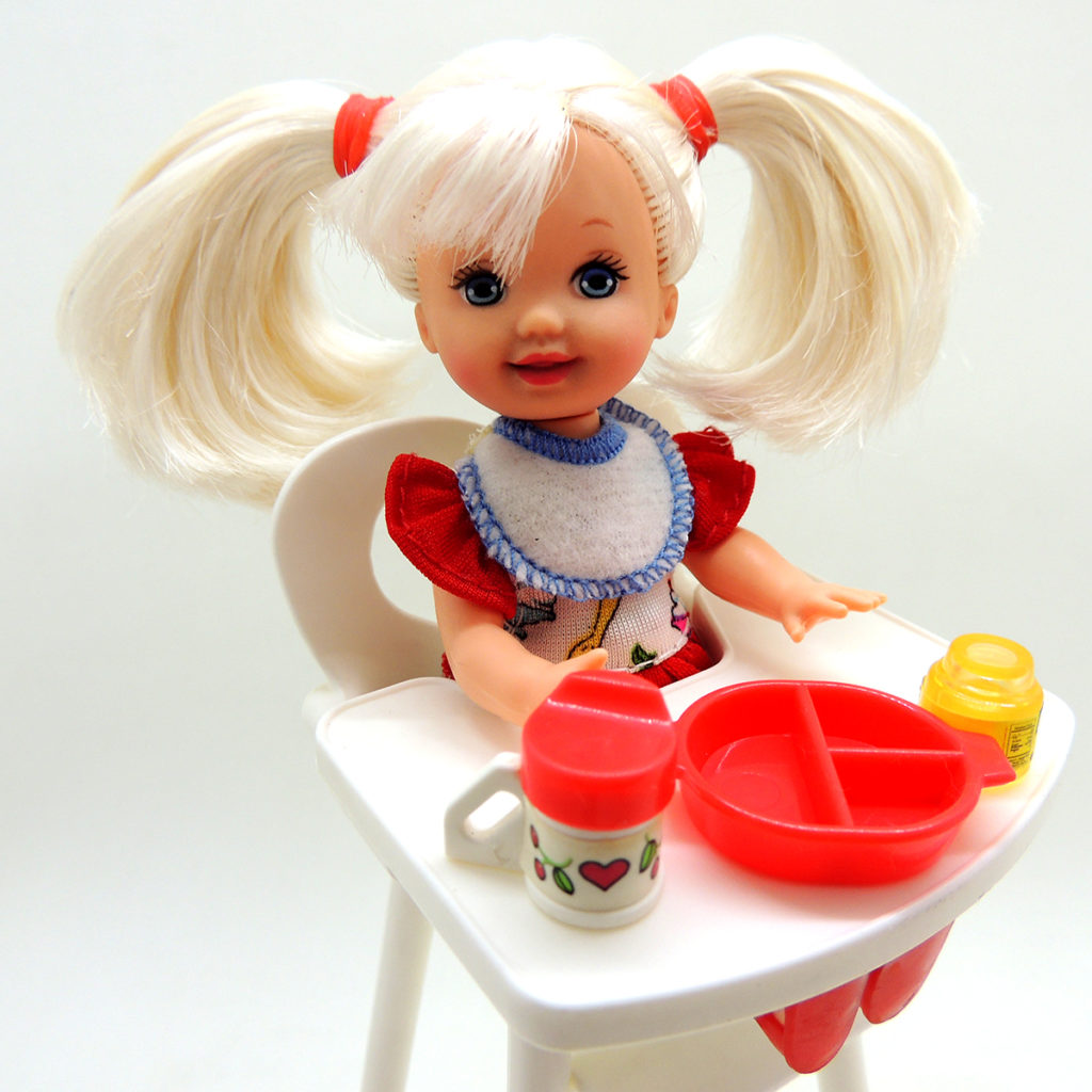 Barbie Kelly Eating Fun Mattel 1997 Muñeca - Madtoyz