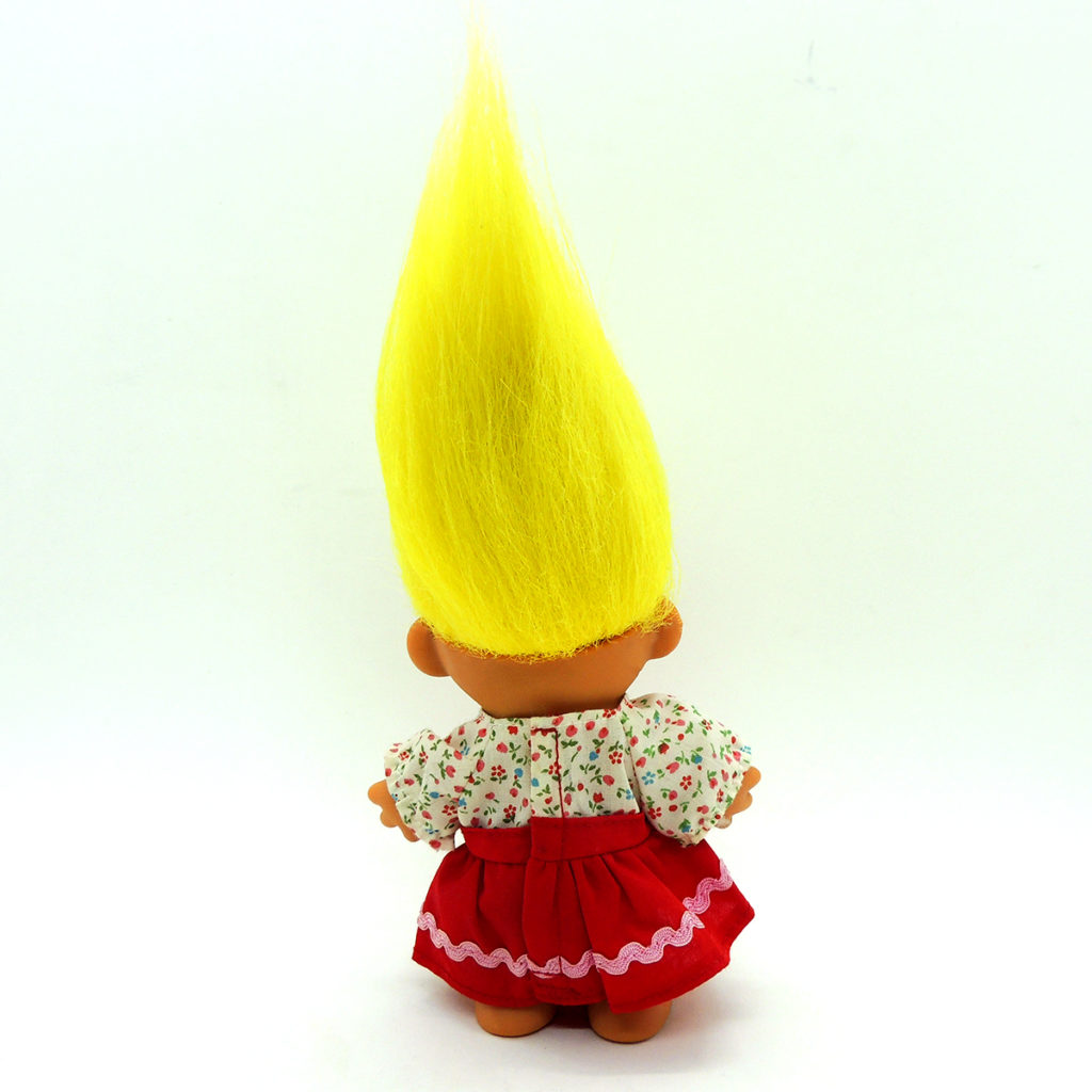 Troll Vestido Rojo Primavera Russ 90s Vintage Antiguo - Madtoyz