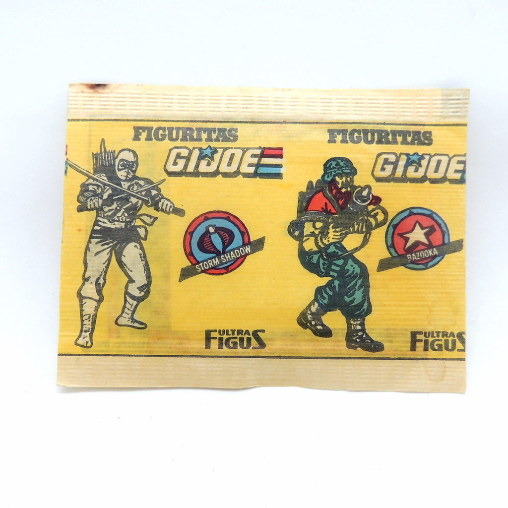 Gi Joe Sobre Figuritas Stickers Ultra Figus 80s Argentina - Madtoyz