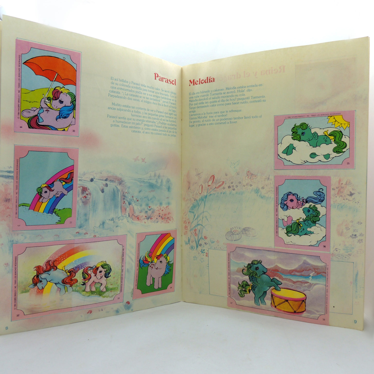 My Little Pony MLP Mi Pequeño Pony Sticker Album 1984 Stani Ind ...