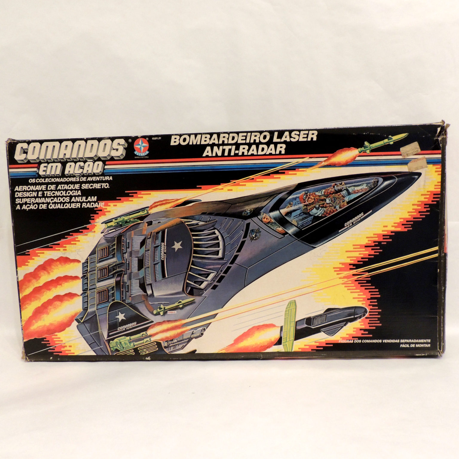 Gi Joe Phantom X19 Bombardeiro Laser Anti Radar Commandos Em Acao ...