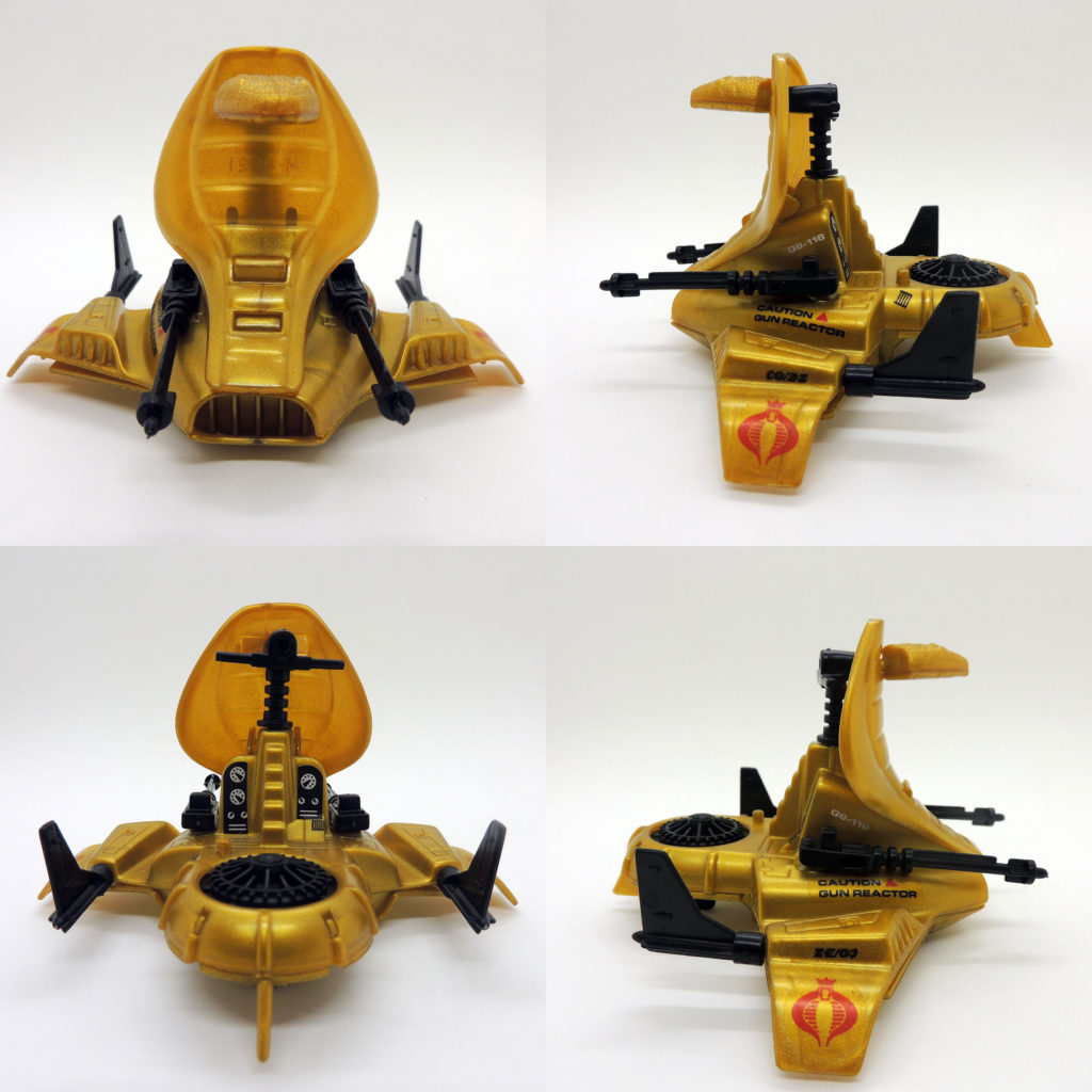 Gi Joe Serpentor Air Chariot v1 Cobra Emperor 1986 ARAH Hasbro Antiguo ...