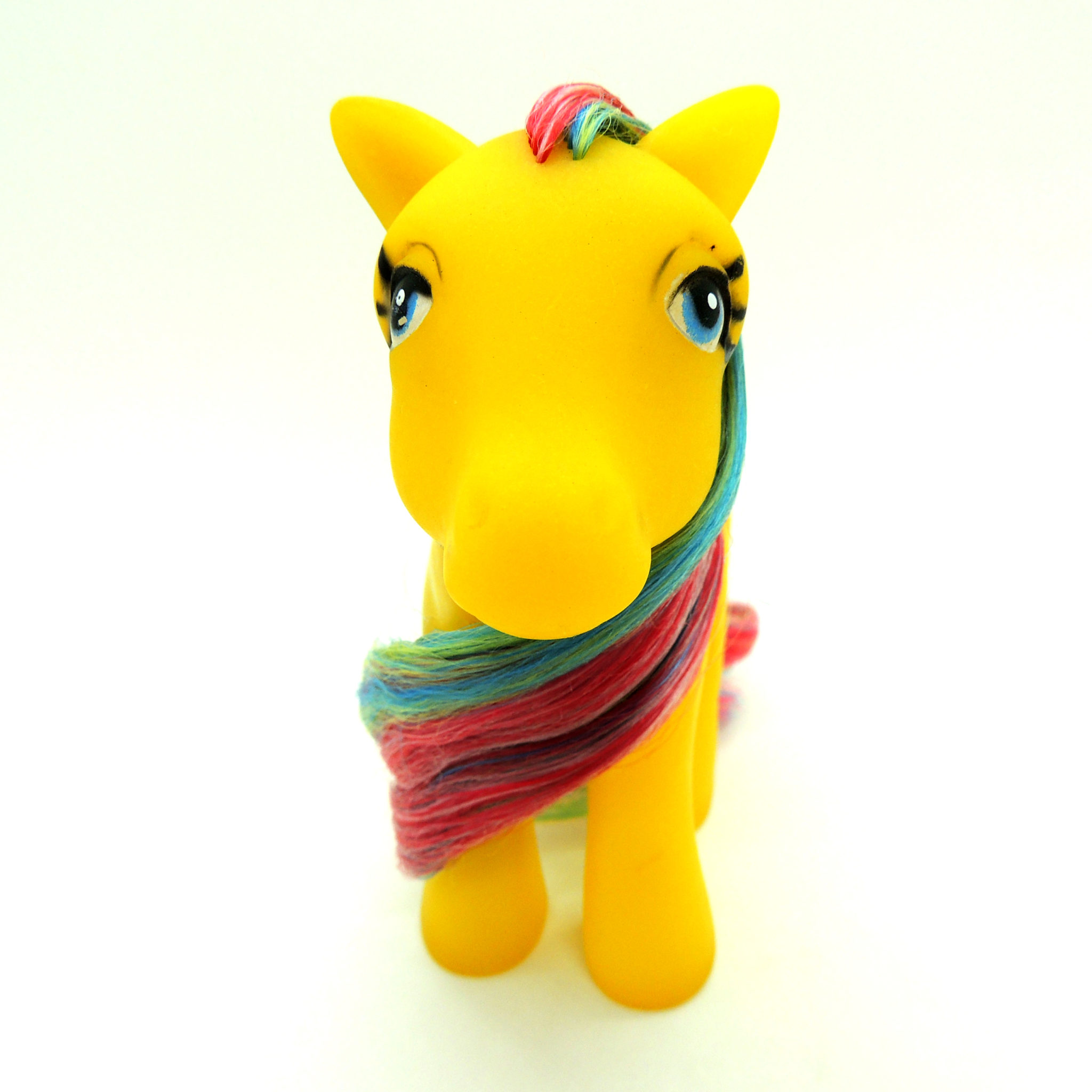 My Little Pony MLP Phony Fakie G1 Yellow Pink Hearts Rainbow Monsi Ind ...