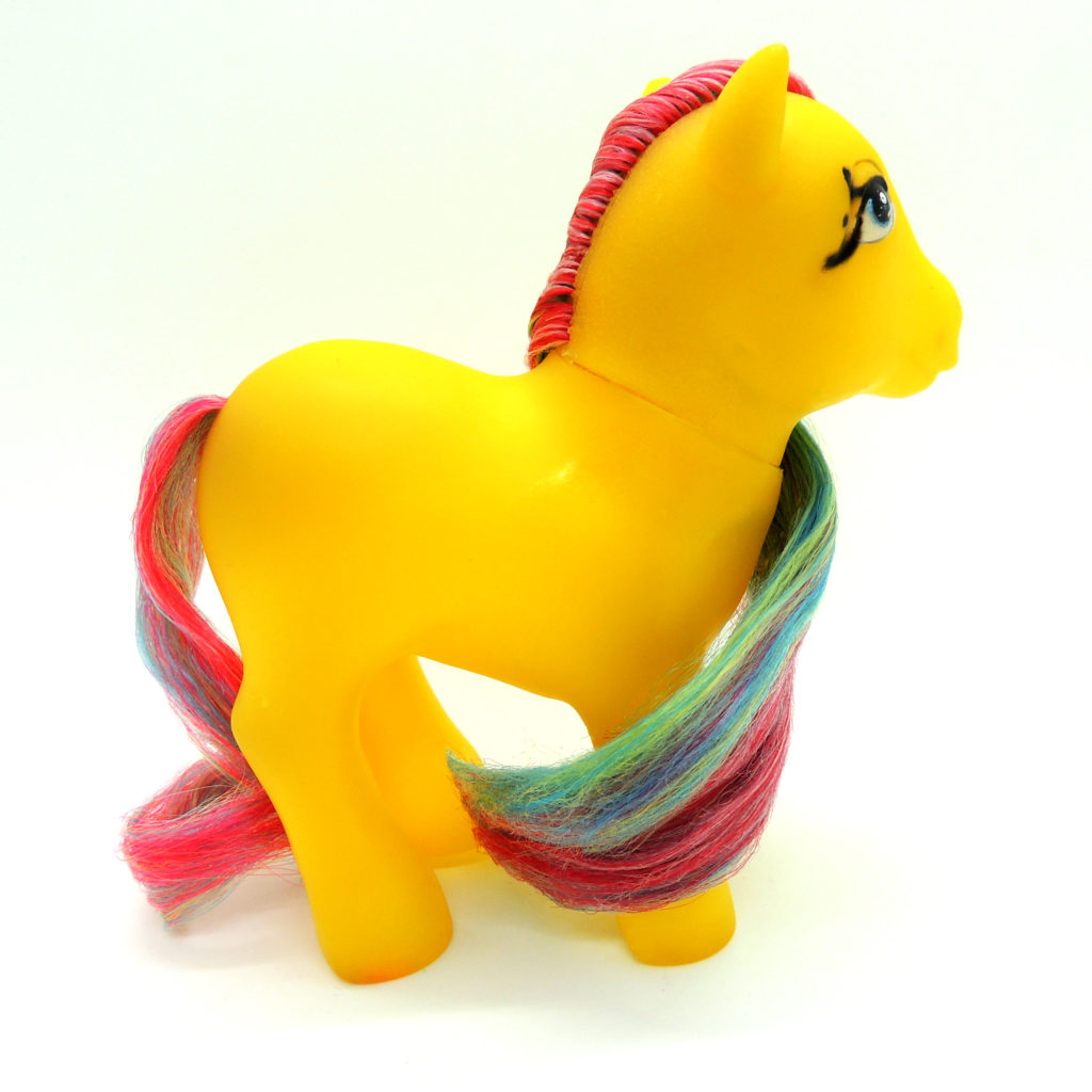 My Little Pony MLP Phony Fakie G1 Yellow Pink Hearts Rainbow Monsi Ind ...