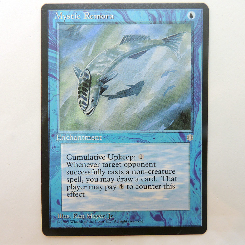Magic The Gathering Mystic Remora Ice Age MTG TCG Colección Antiguo ...