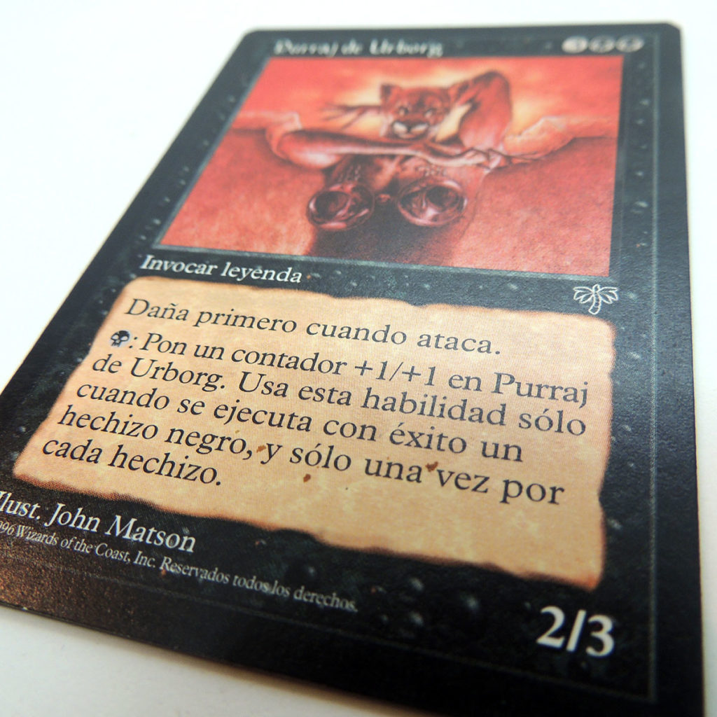 Magic The Gathering Purraj De Urborg Mirage MTG TCG Colección Antiguo ...