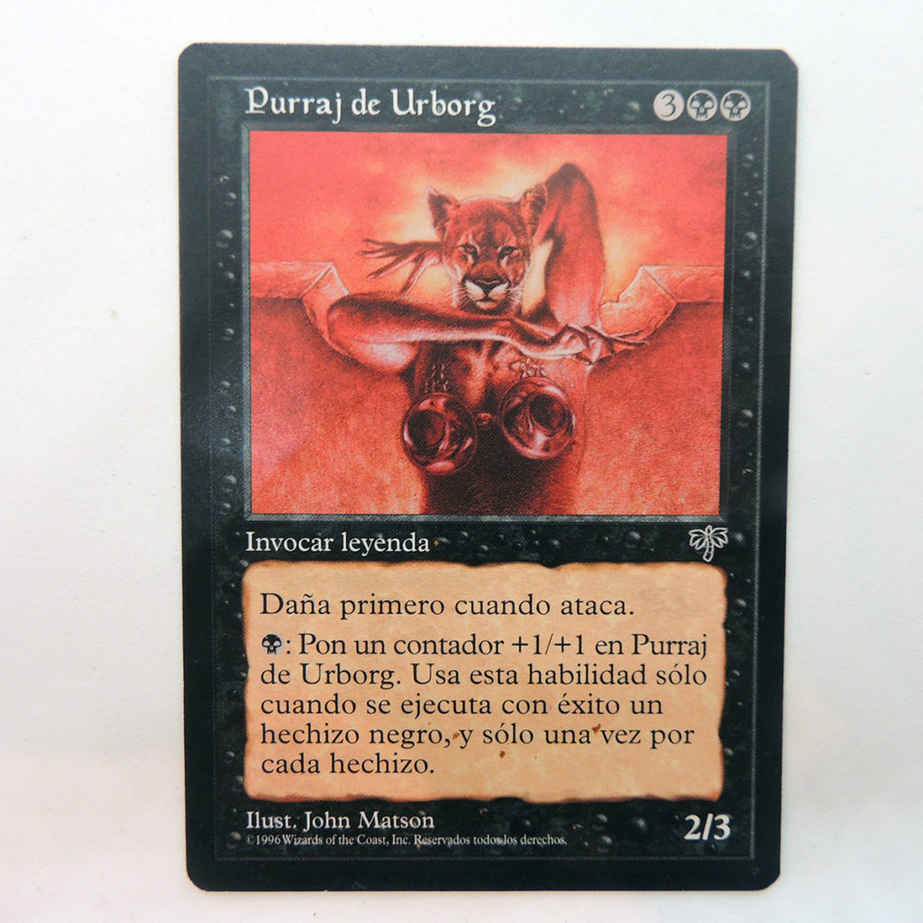 Magic The Gathering Purraj De Urborg Mirage MTG TCG Colección Antiguo ...