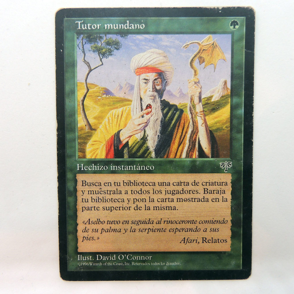 Magic The Gathering Tutor Mundano Wordly Tutor Mirage MTG TCG Colección ...