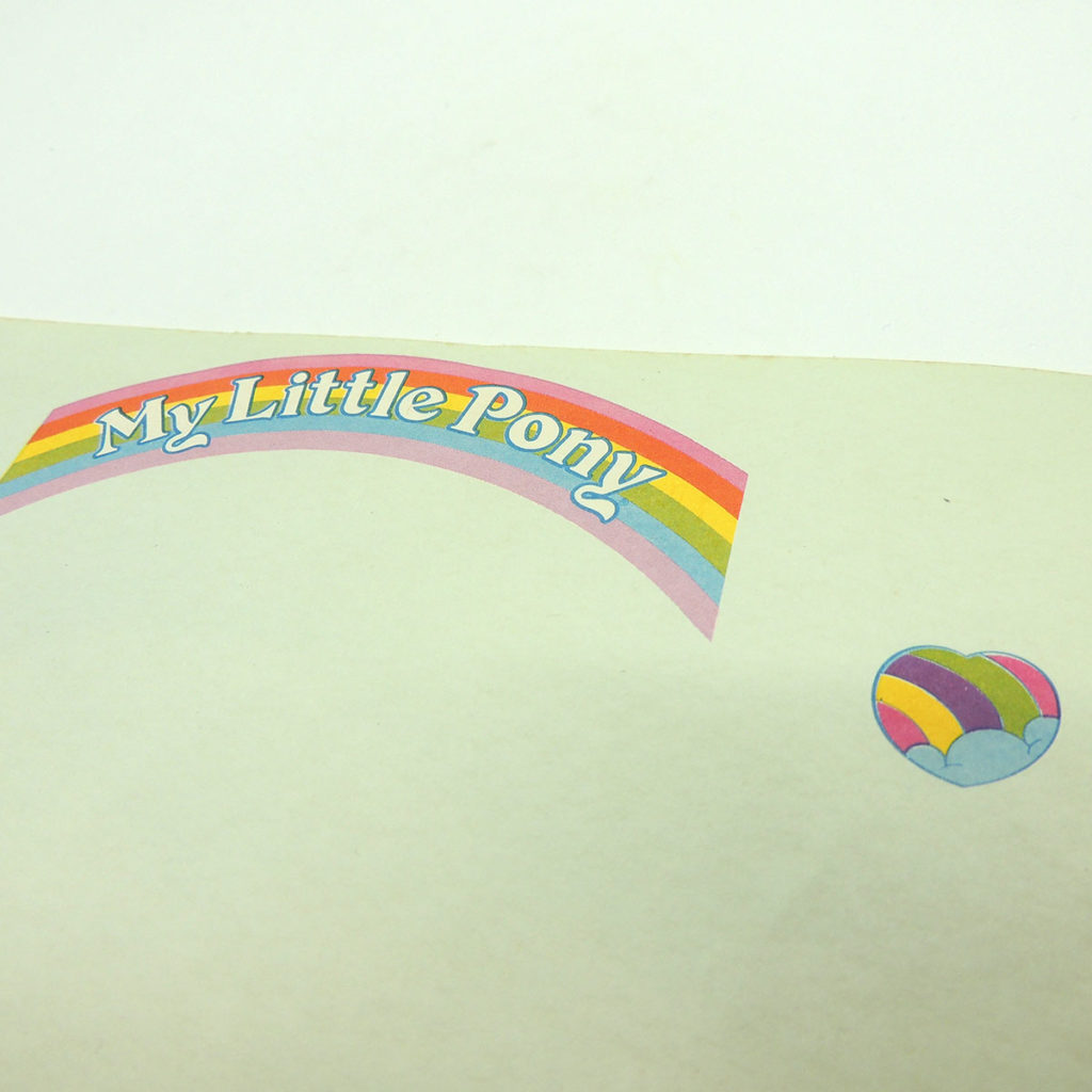My Little Pony MLP Mi Pequeño Pony G1 Stationery Paper Sunlight Ind ...