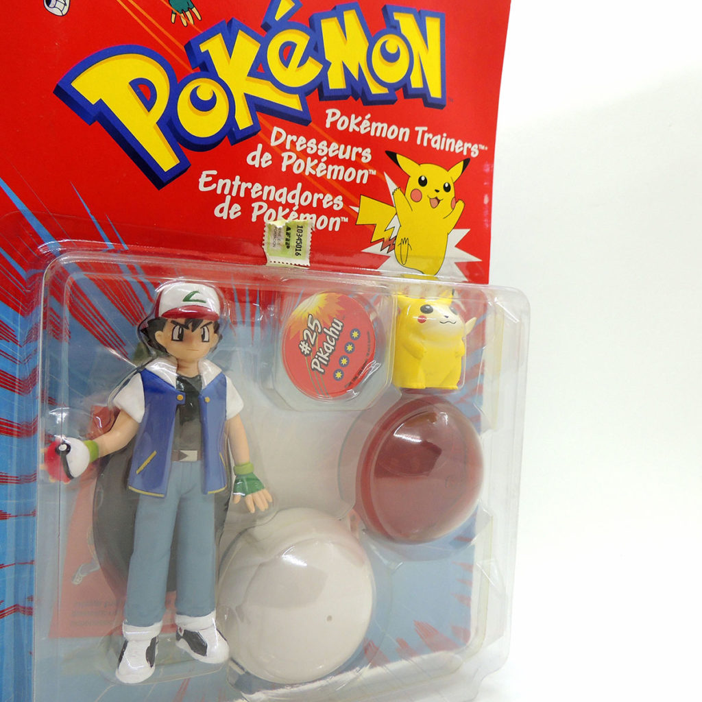 Pokemon Trainers Ash & #25 Pikachu 1995 Hasbro Nintendo - Madtoyz