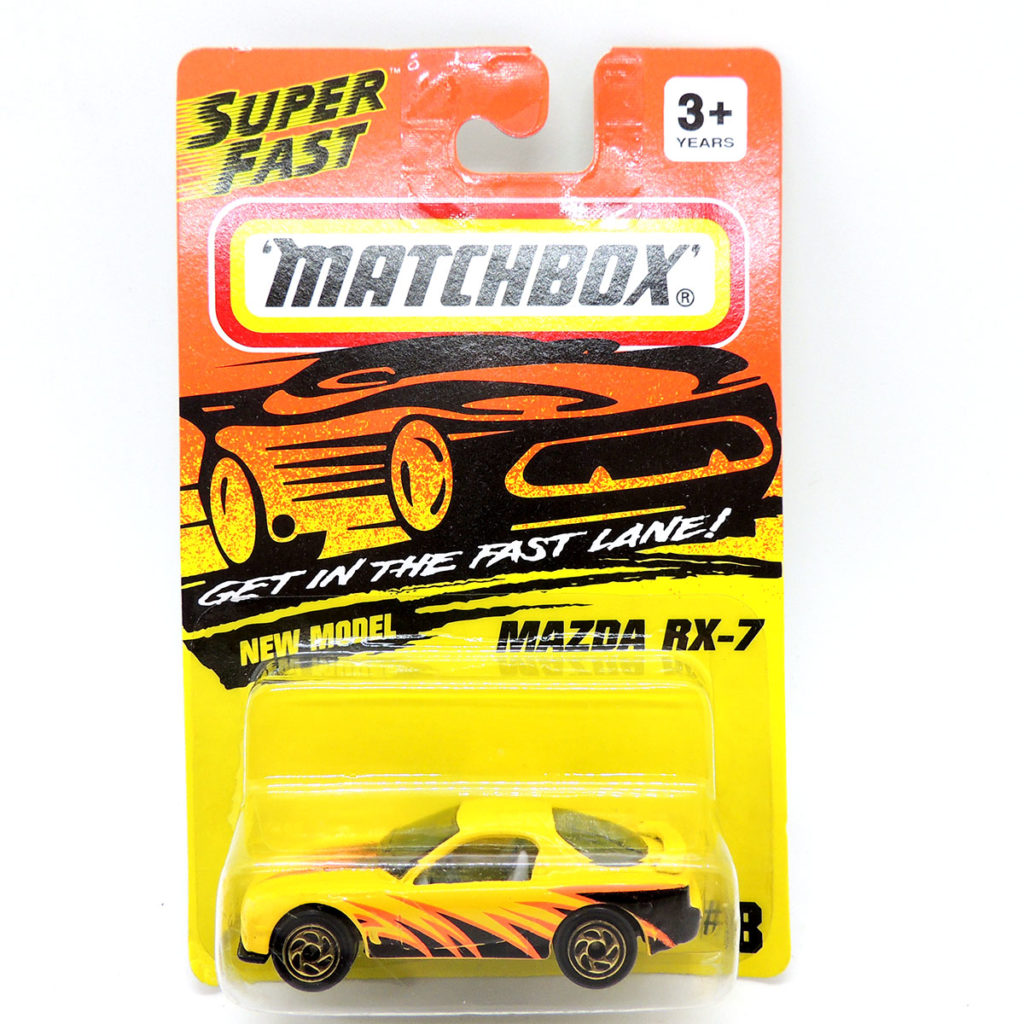 Matchbox Mazda RX-7 1/64 #8 Super Fast Tyco 1993 - Madtoyz