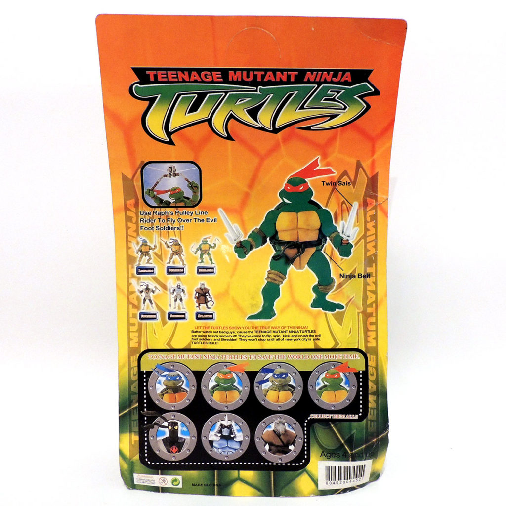 Tortugas Ninja TMNT Animated Raphael Bootleg 30cm 00s - Madtoyz