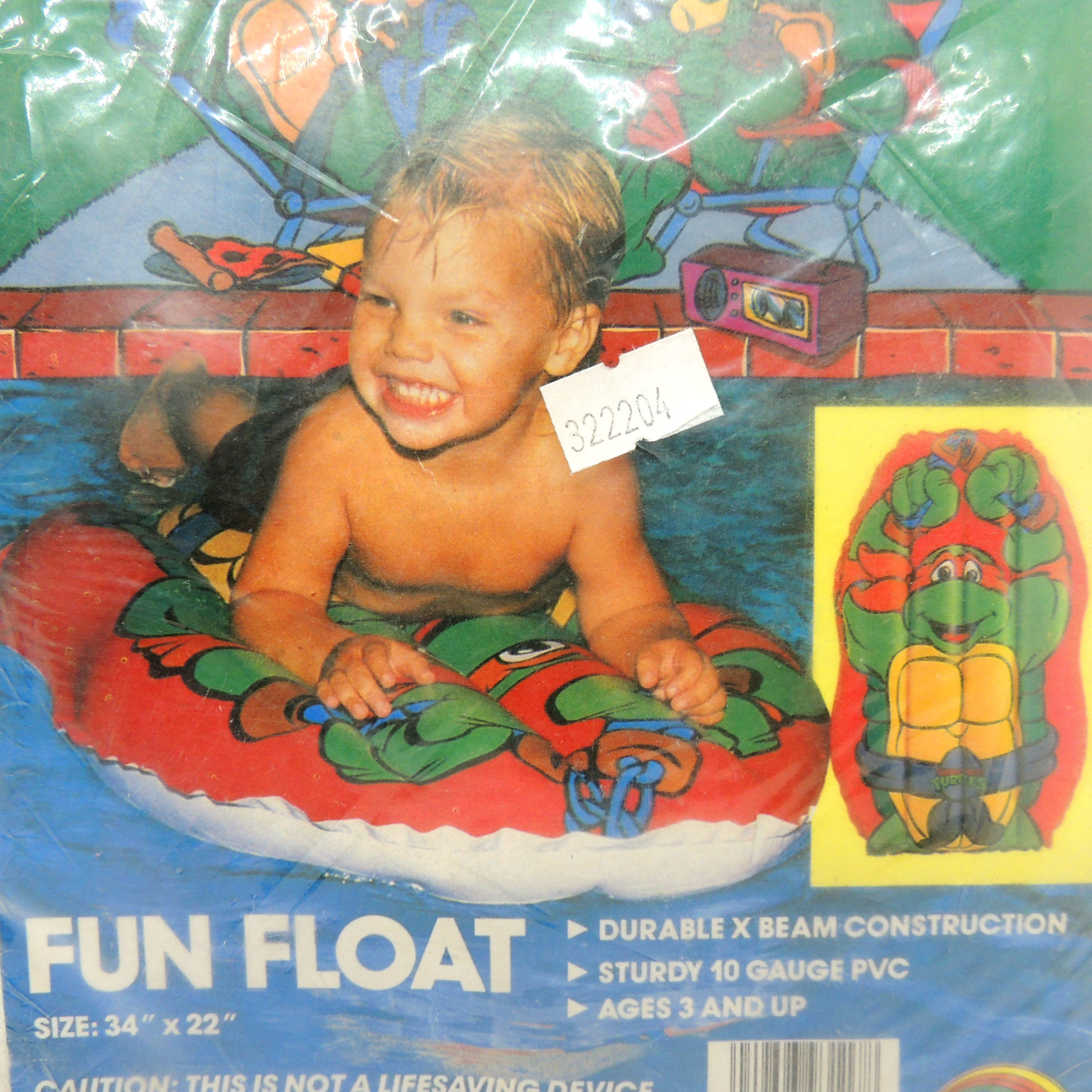 Tortugas Ninja TMNT Inflable Pileta Fun Float 86cm Enpio 90s - Madtoyz