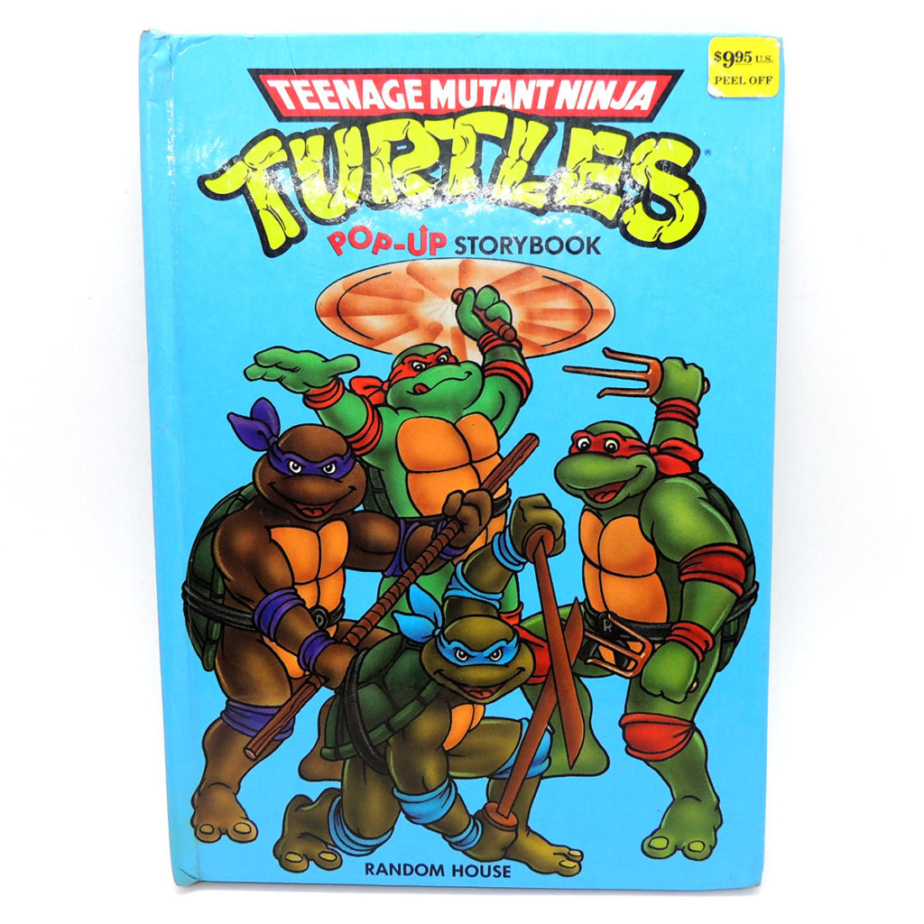 Tortugas Ninja TMNT Popup Storybook Random House 1990 - Madtoyz