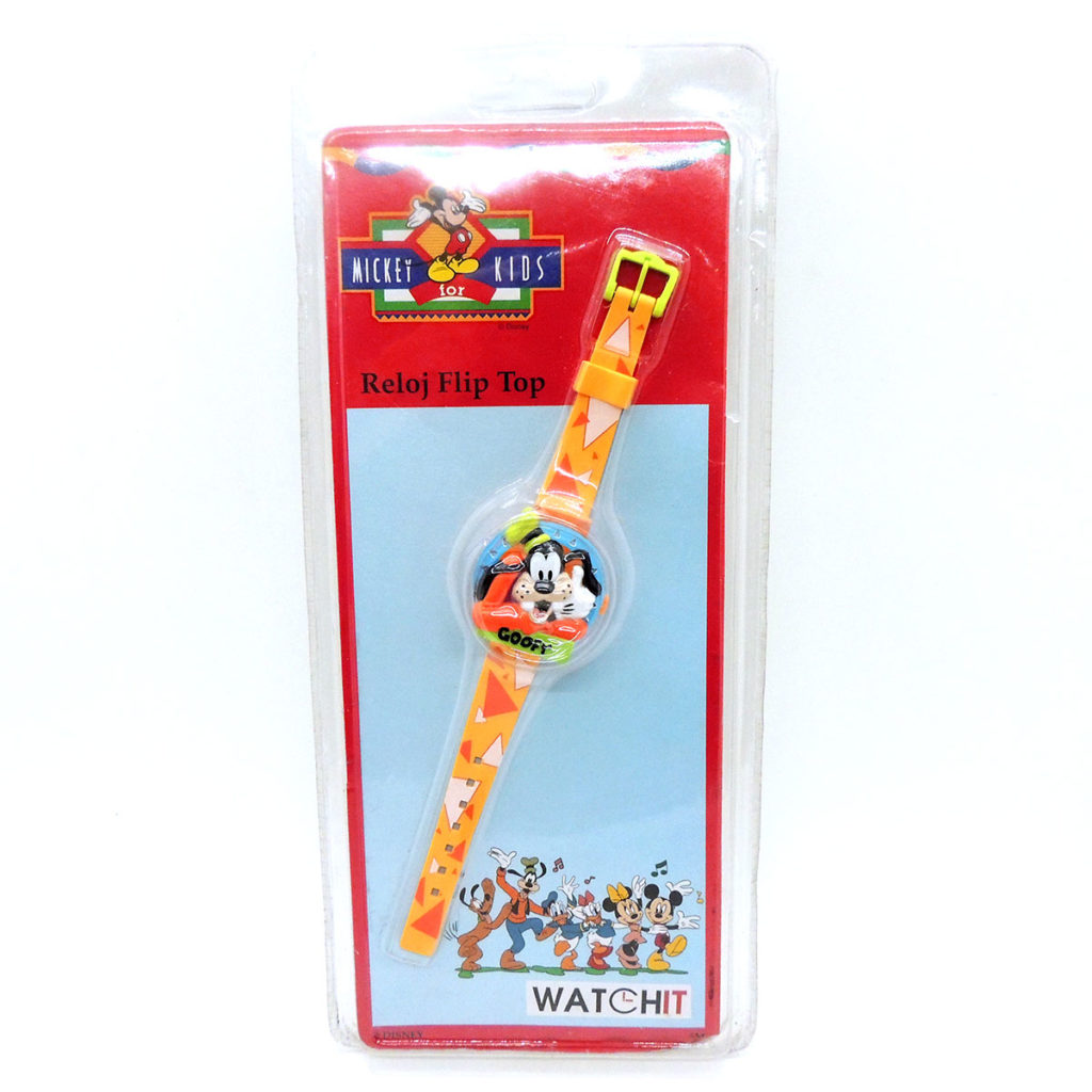 Disney Mickey For Kids Goofy Reloj Flip Top Watchit 90s - Madtoyz