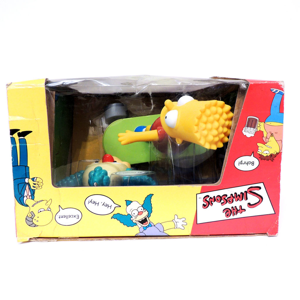 Simpsons Bart Radio Control Skateboarding 30cm Playmates - Madtoyz