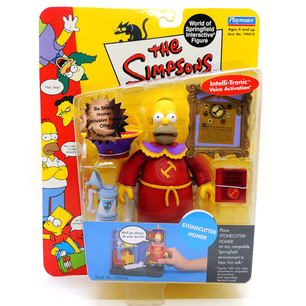 Simpsons Homero Magio Stonecutter Series 10 Playmates 2002 - Madtoyz
