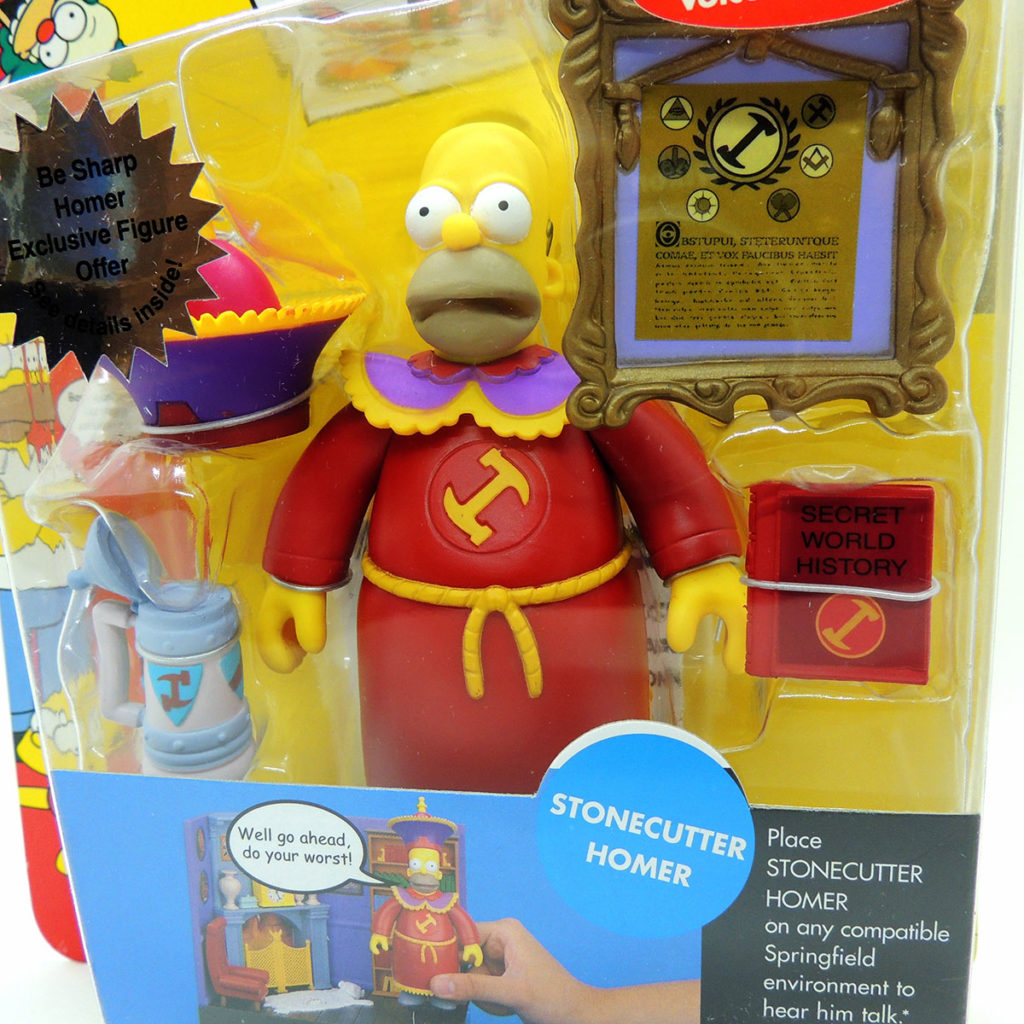 Simpsons Homero Magio Stonecutter Series 10 Playmates 2002 - Madtoyz