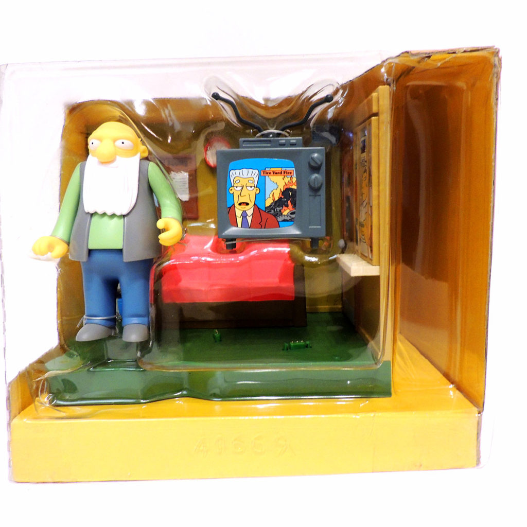 Simpsons Playset Jasper Gaspar Asilo Anciano Playmates - Madtoyz