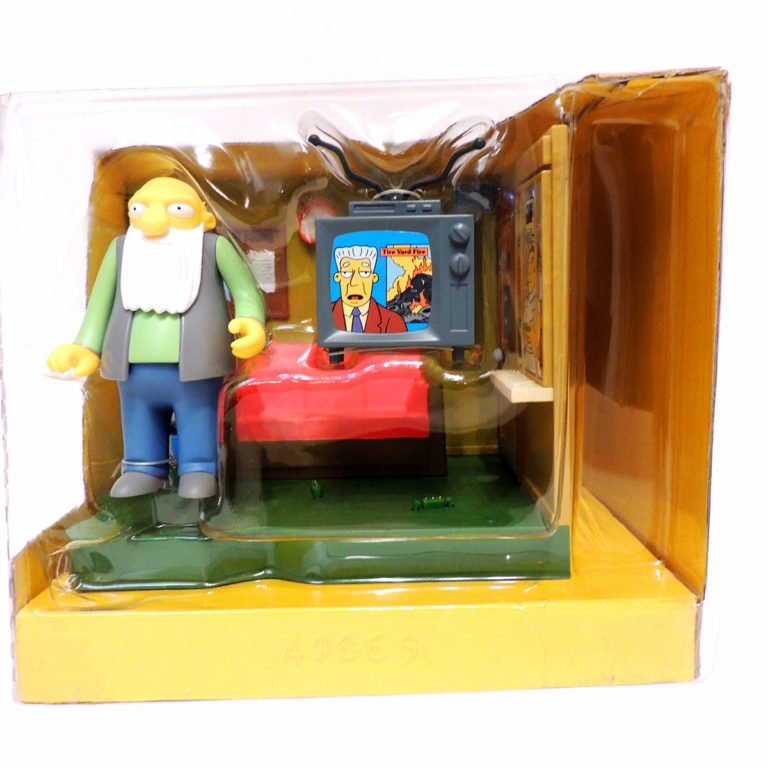 Simpsons Playset Jasper Gaspar Asilo Anciano Playmates - Madtoyz
