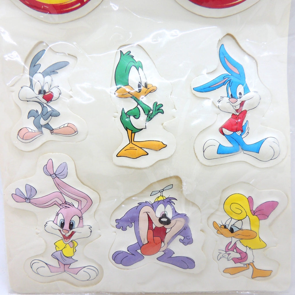 Tiny Toon Adventures Plastic 3d Sticker Bootleg Libreria - Madtoyz