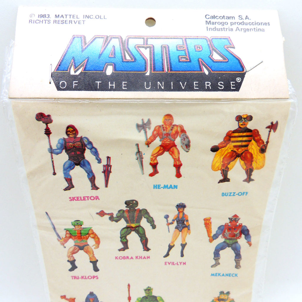 He-Man Motu Stickers #3 Skeletor Calcotam 80s - Madtoyz