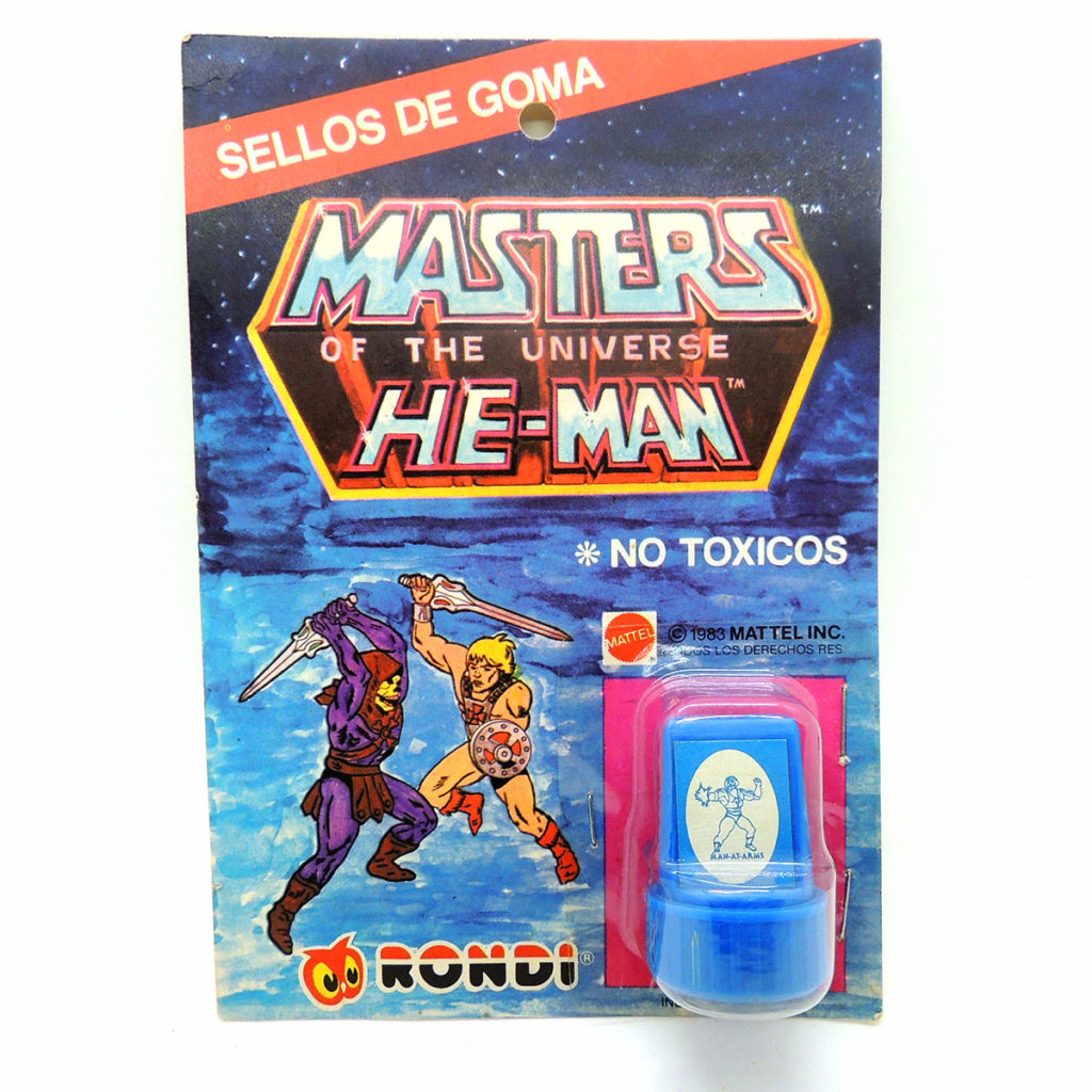 He-Man Rubber Stamp Sello Goma Man At Arms Rondi Motu - Madtoyz