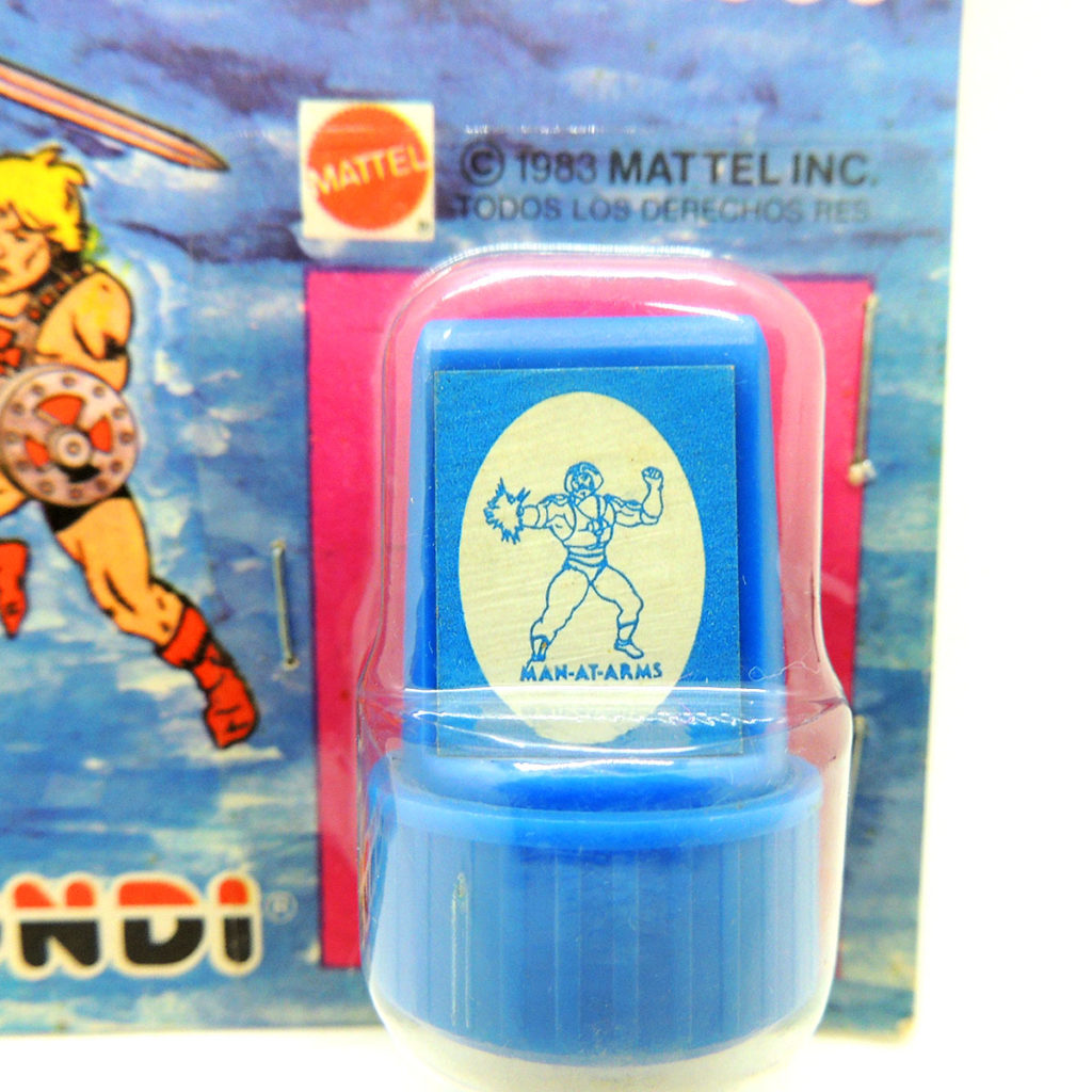 He-Man Rubber Stamp Sello Goma Man At Arms Rondi Motu - Madtoyz