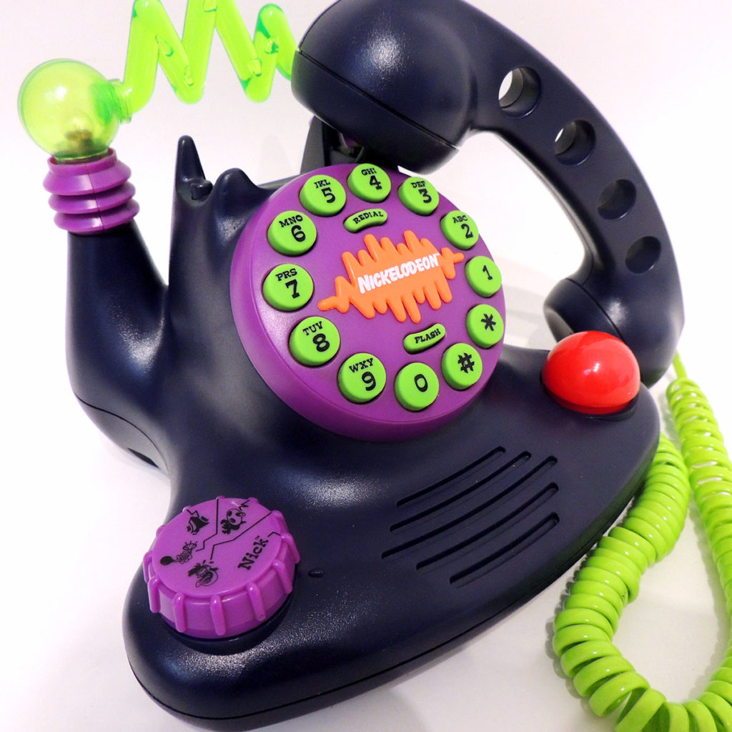 Nickelodeon Telefono Talk Blaster Luces Sonidos N2500 Retro - Madtoyz