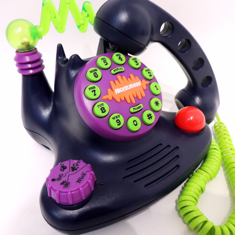 Nickelodeon Telefono Talk Blaster Luces Sonidos N2500 Retro - Madtoyz