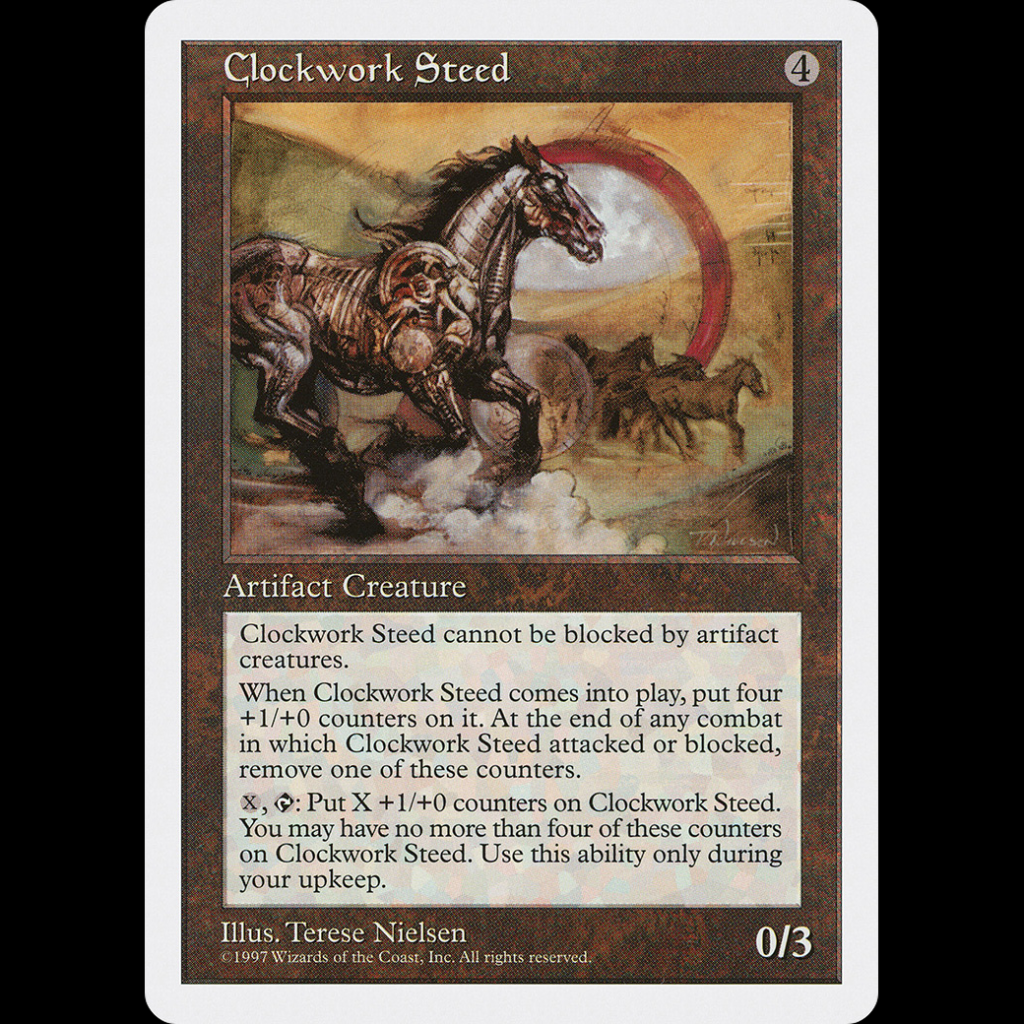 MTG Clockwork Steed Fifth Edition 5ed#357 - Madtoyz
