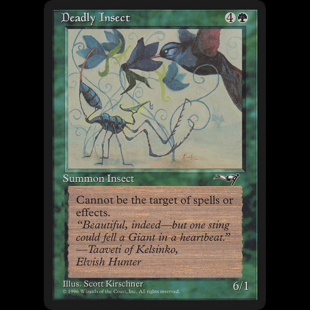 MTG Insecto letal (Deadly Insect) Alliances all#86a - Madtoyz