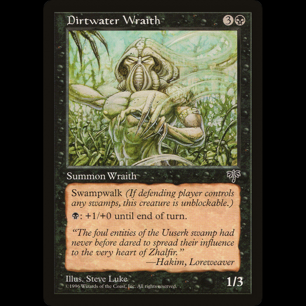 MTG Dirtwater Wraith Mirage mir#117 - Madtoyz