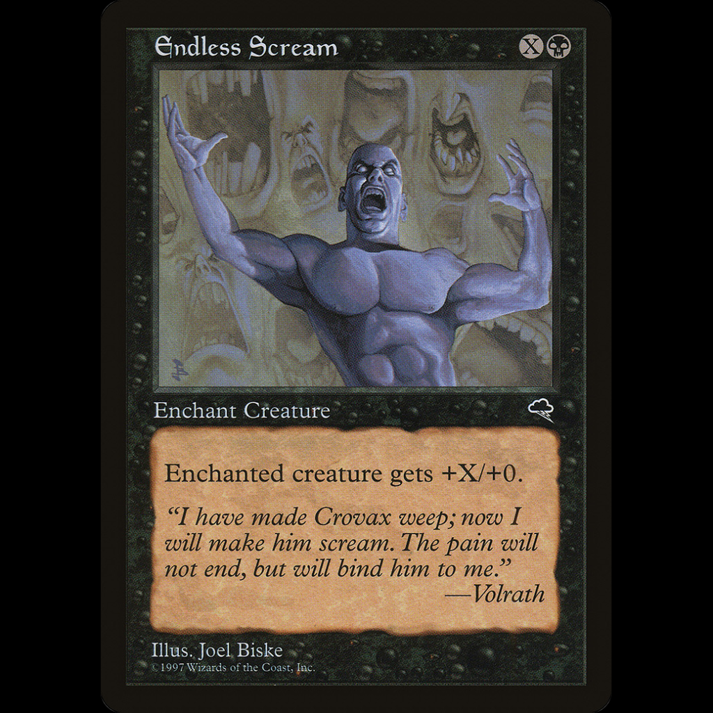 MTG Grito Incesante (Endless Scream) Tempest tmp#132 - Madtoyz