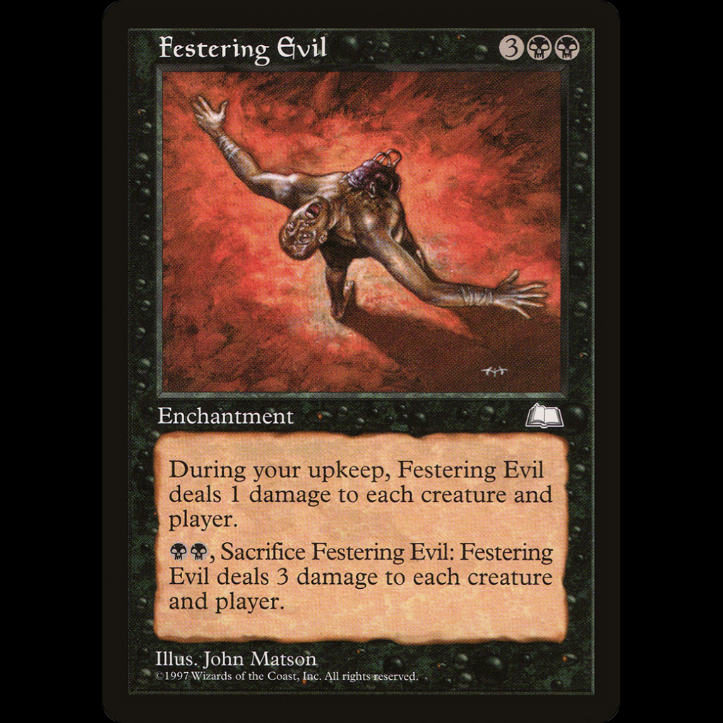 MTG Festering Evil Weatherlight wth#68 - Madtoyz