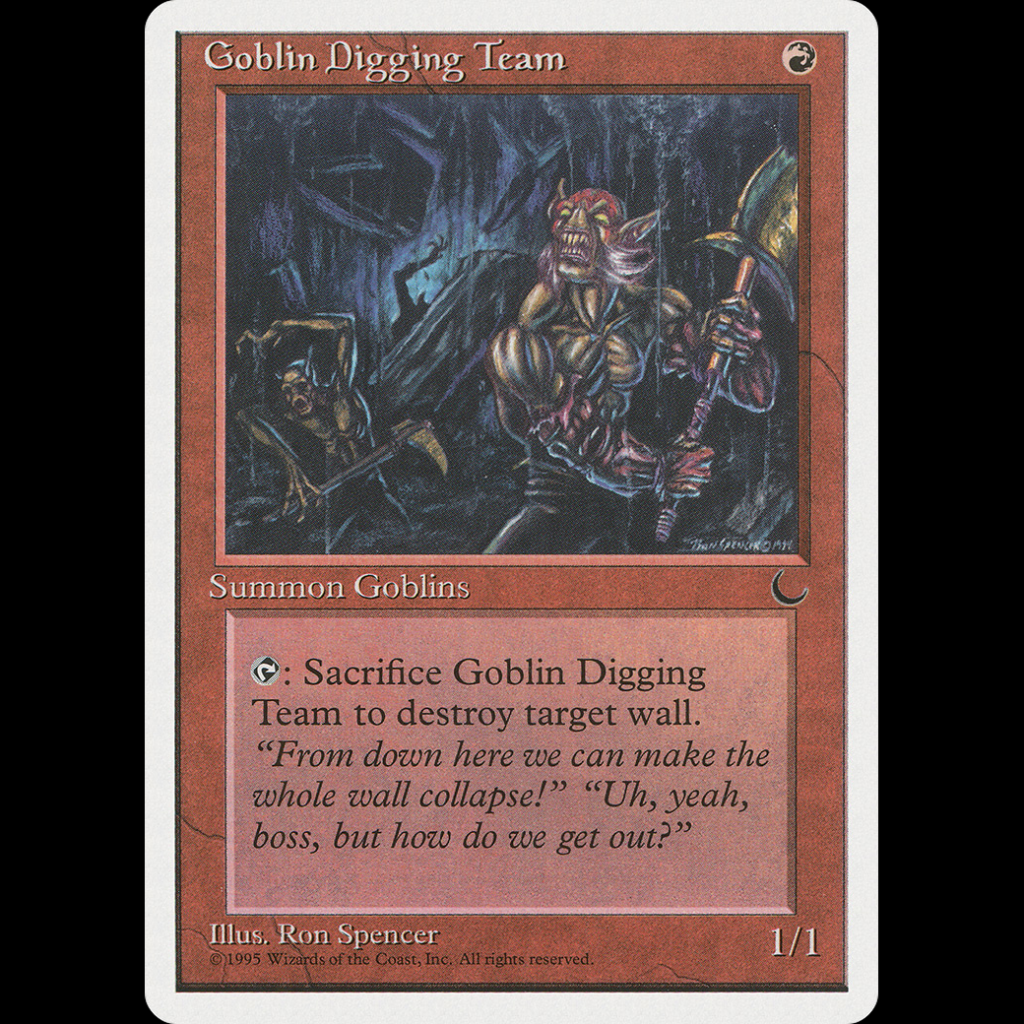 MTG Goblin Digging Team Chronicles - Madtoyz