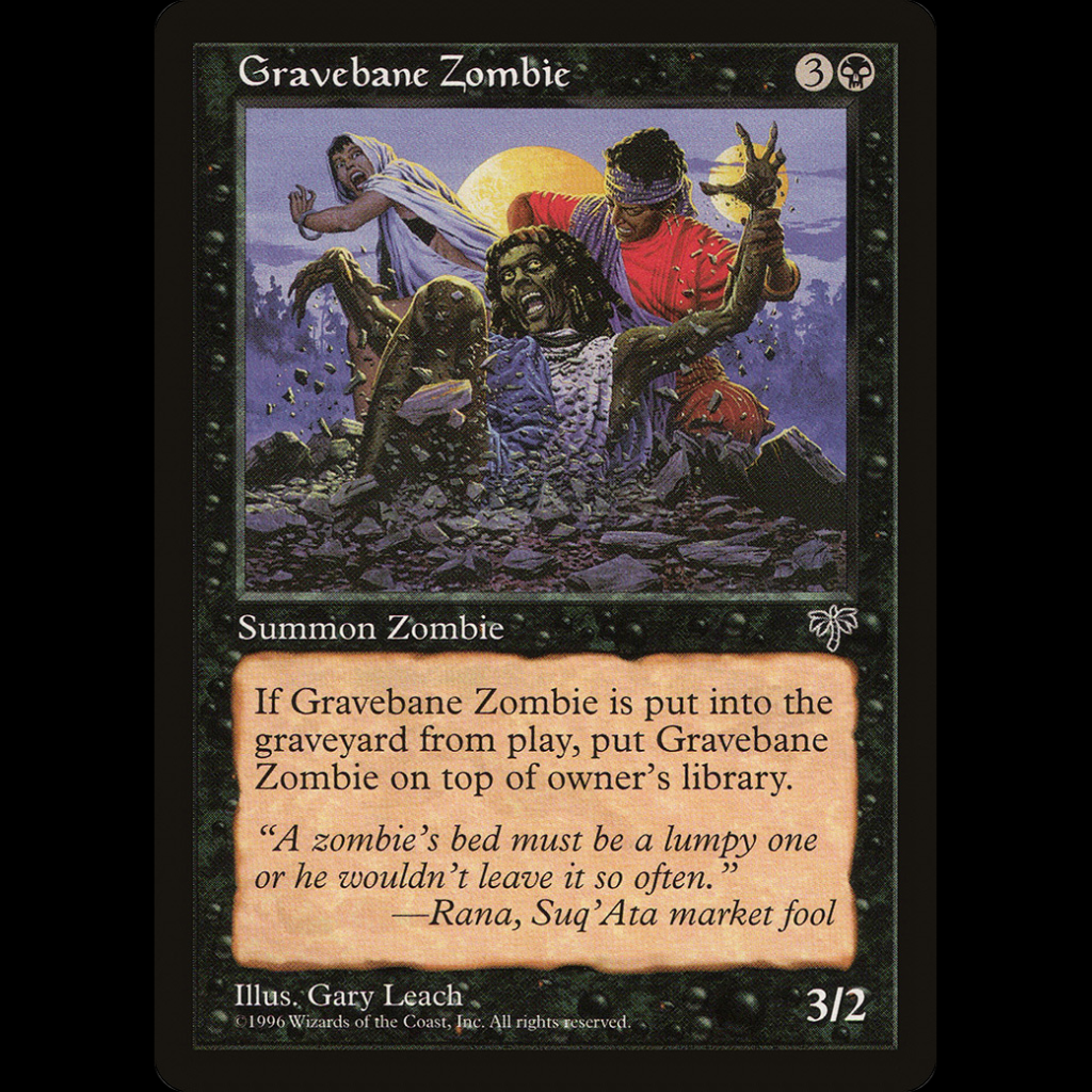 MTG Gravebane Zombie Mirage mir#127 - Madtoyz