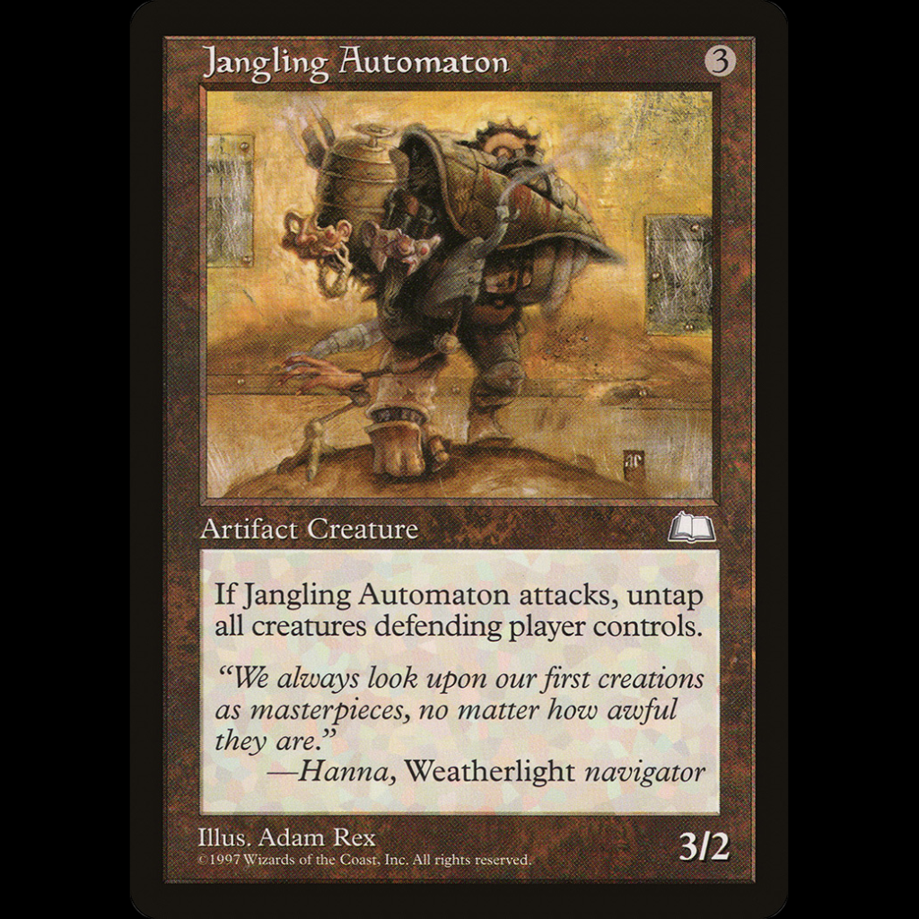 MTG Autómata chirriante (Jangling Automaton) Weatherlight wth#151 - Madtoyz