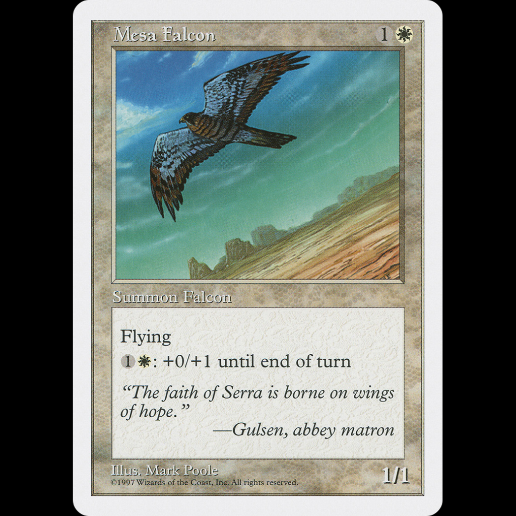 MTG Halcon de la Meseta (Mesa Falcon) Fifth Edition 5ed#46 - Madtoyz