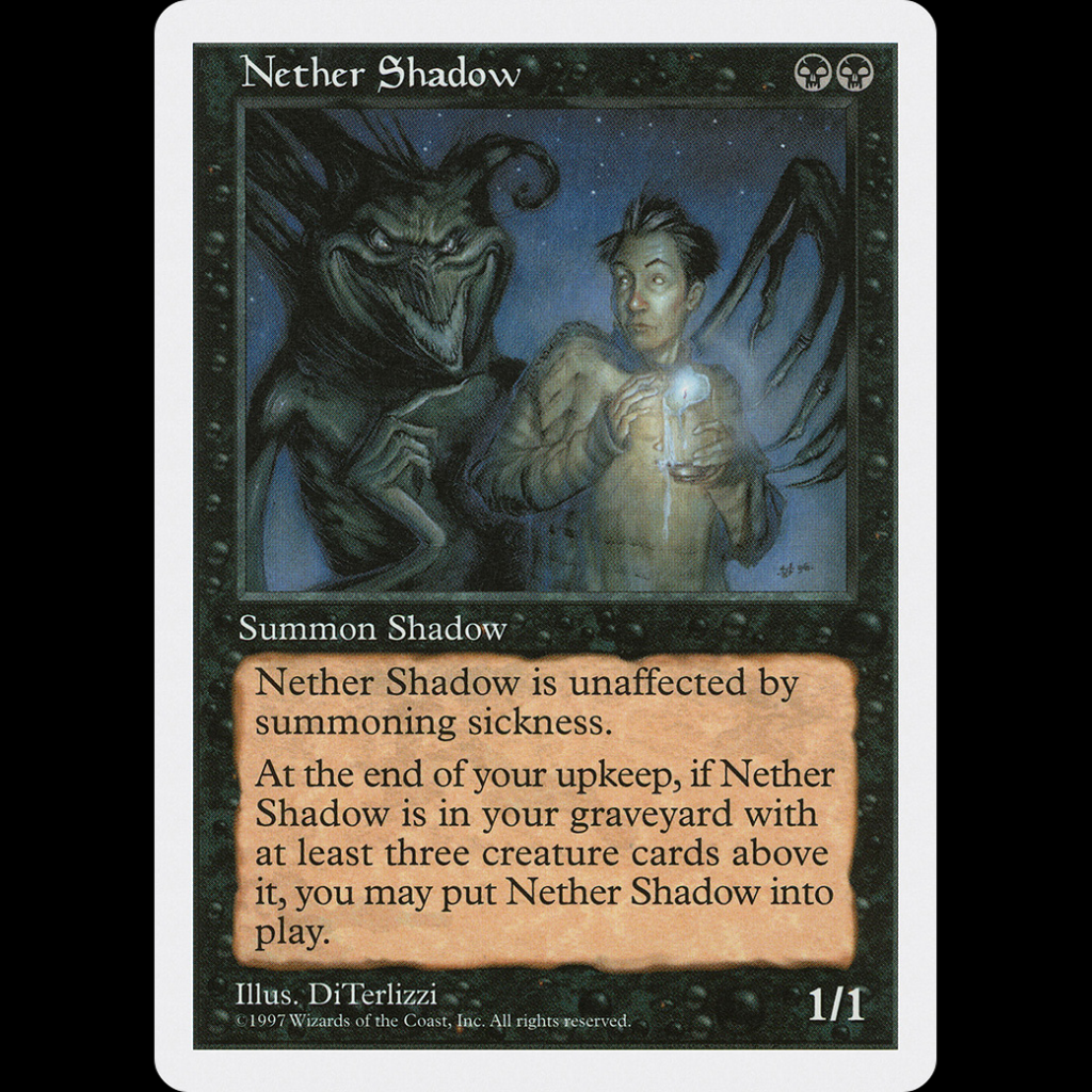 MTG Sombra del Submundo (Nether Shadow) Fifth Edition 5ed#183 - Madtoyz