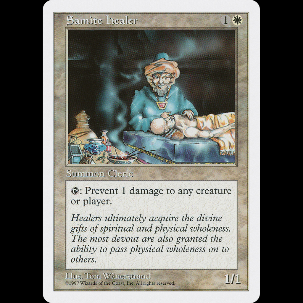 MTG Samite Healer Fifth Edition - Madtoyz