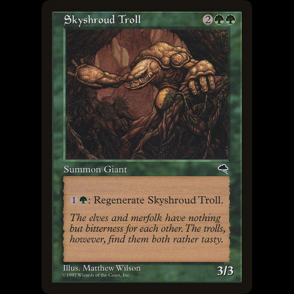 MTG Troll de Veloceleste (Skyshroud Troll) Tempest tmp#257 - Madtoyz
