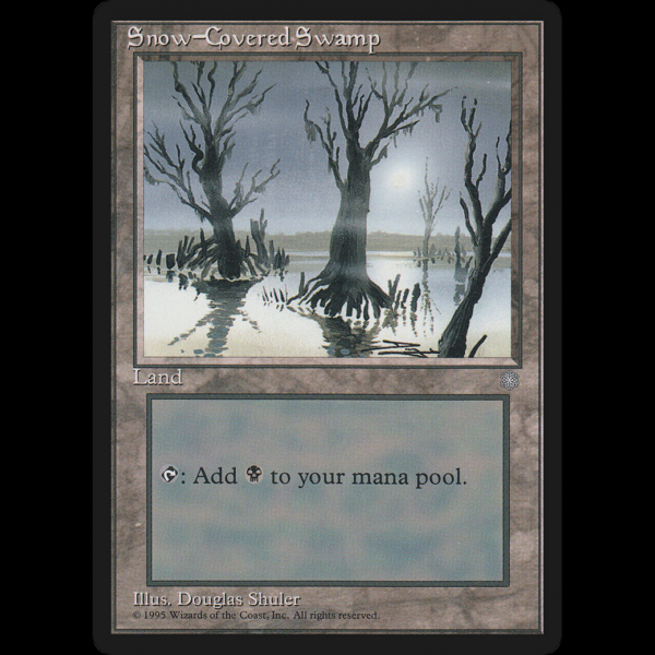 MTG Snow-Covered Swamp Ice Age - Madtoyz