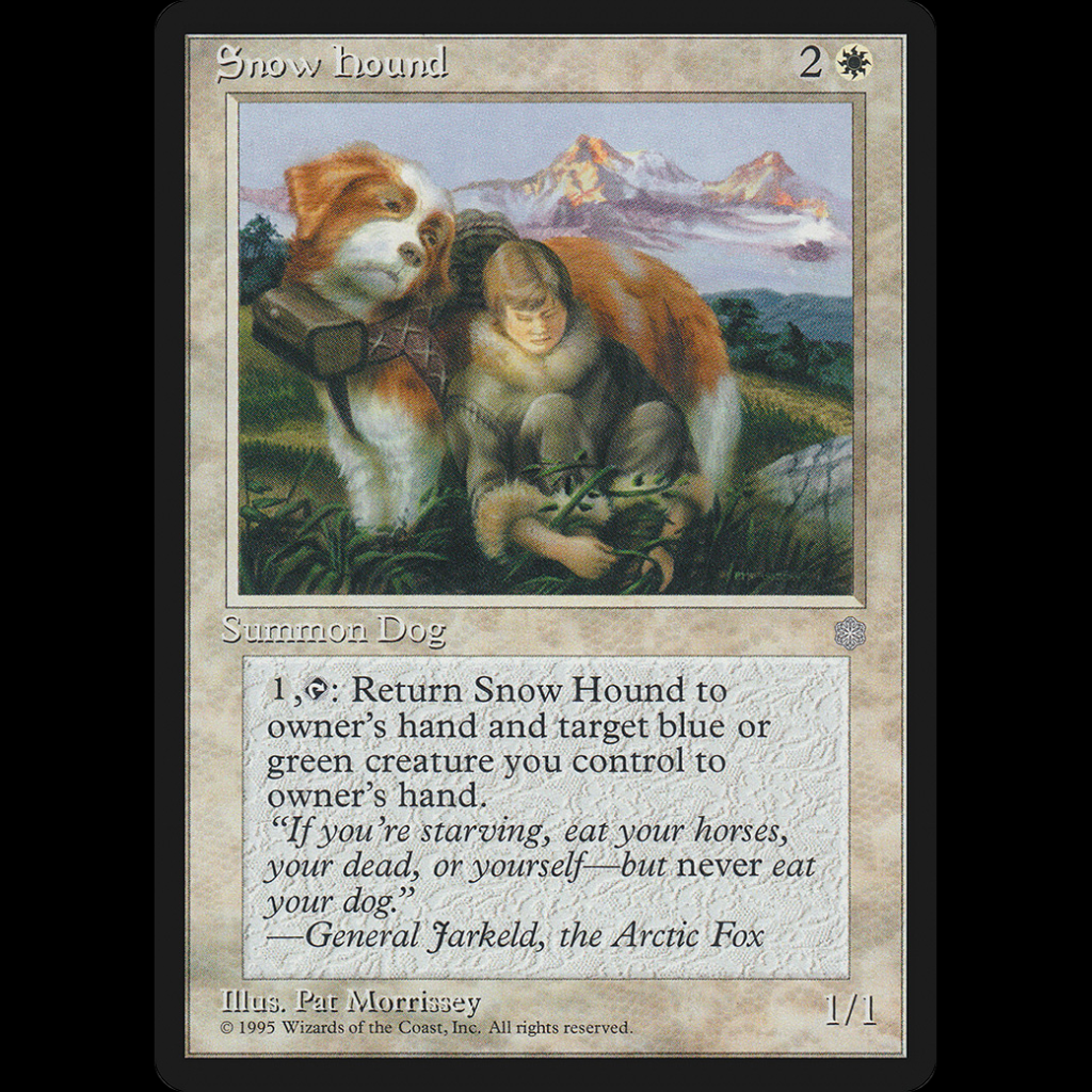 MTG Snow Hound Ice Age - Madtoyz
