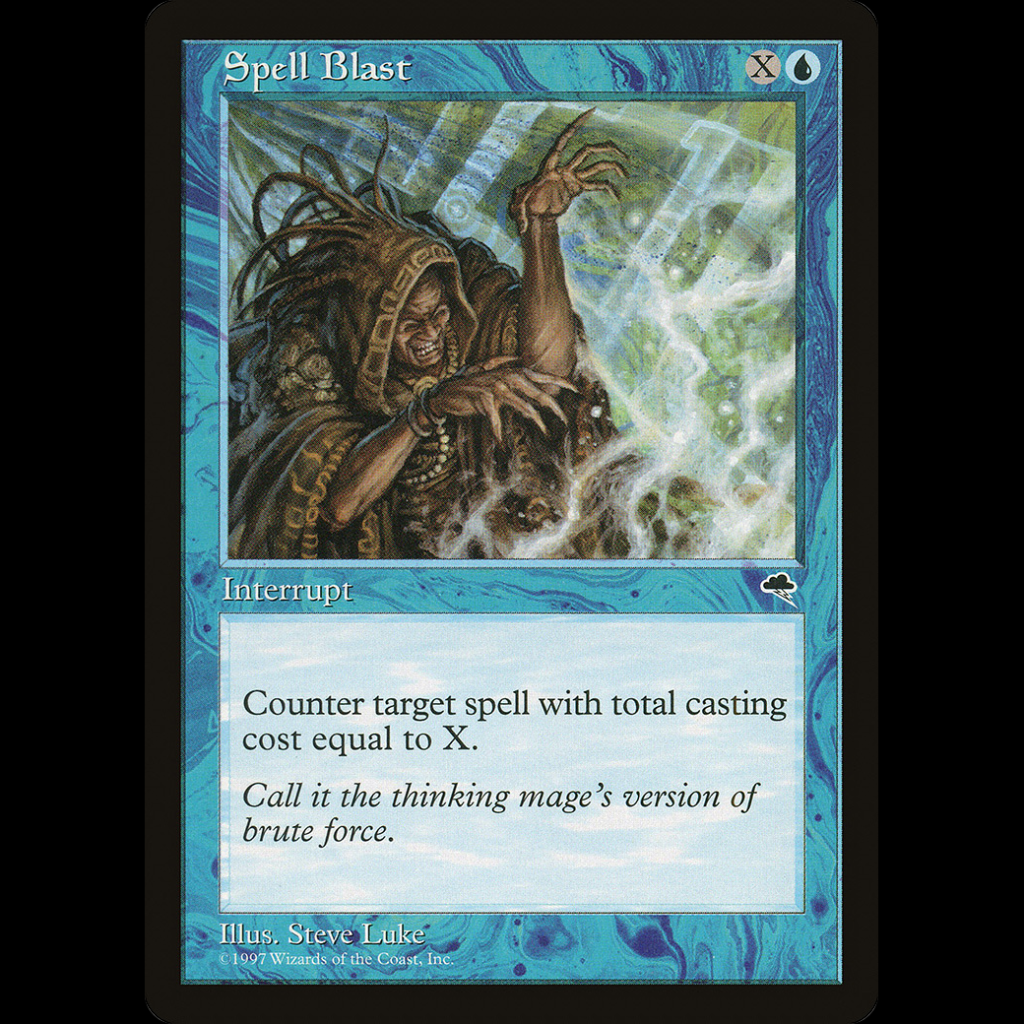MTG Spell Blast Tempest tmp#89 - Madtoyz