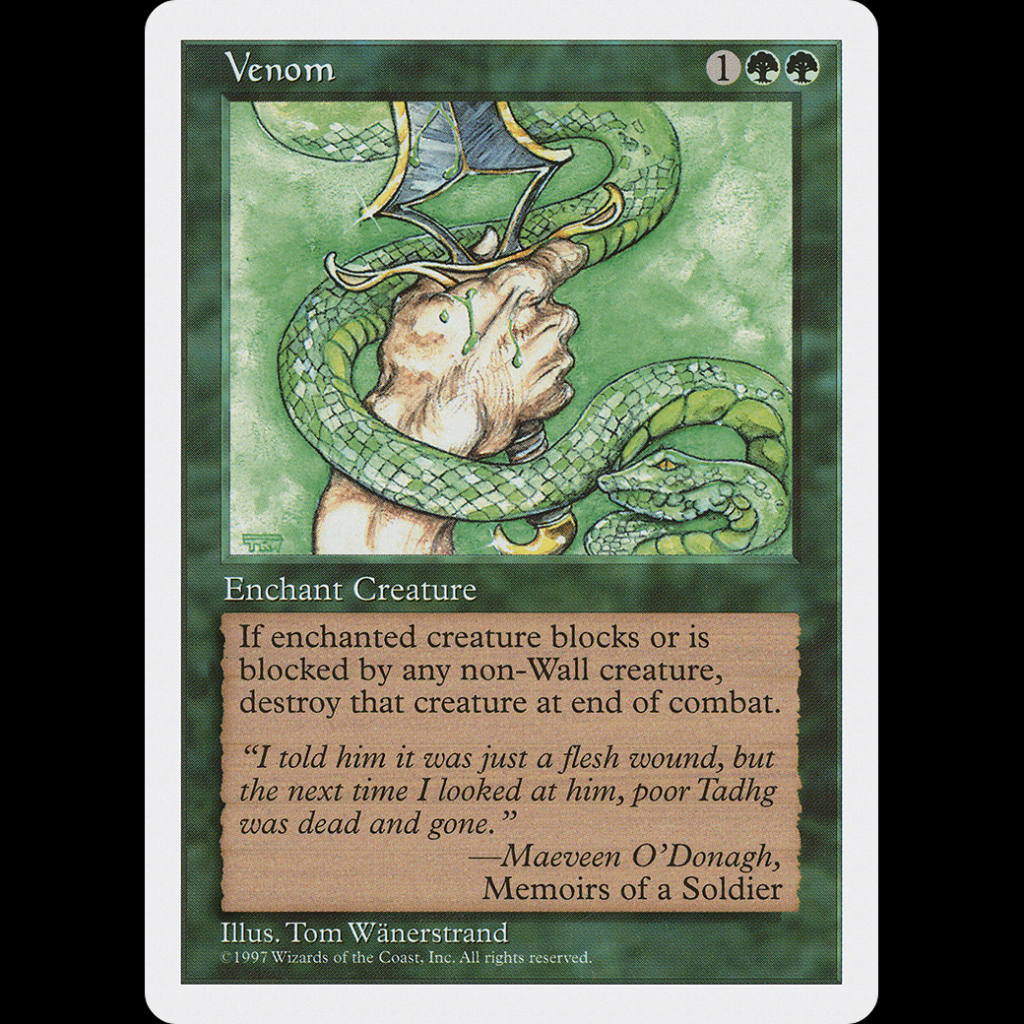 MTG Veneno (Venom) Fifth Edition 5ed#336 - Madtoyz