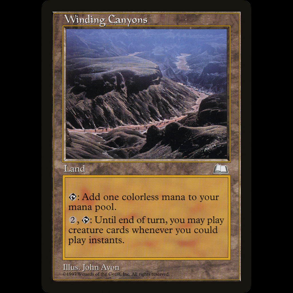 MTG Cañones Serpenteantes (Winding Canyons) Weatherlight wth#167 - Madtoyz