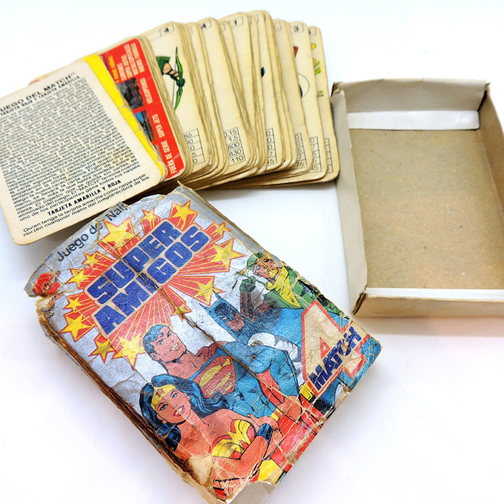 Cromy Superamigos Match 4 Mazo de Cartas Retro 1985 - Madtoyz