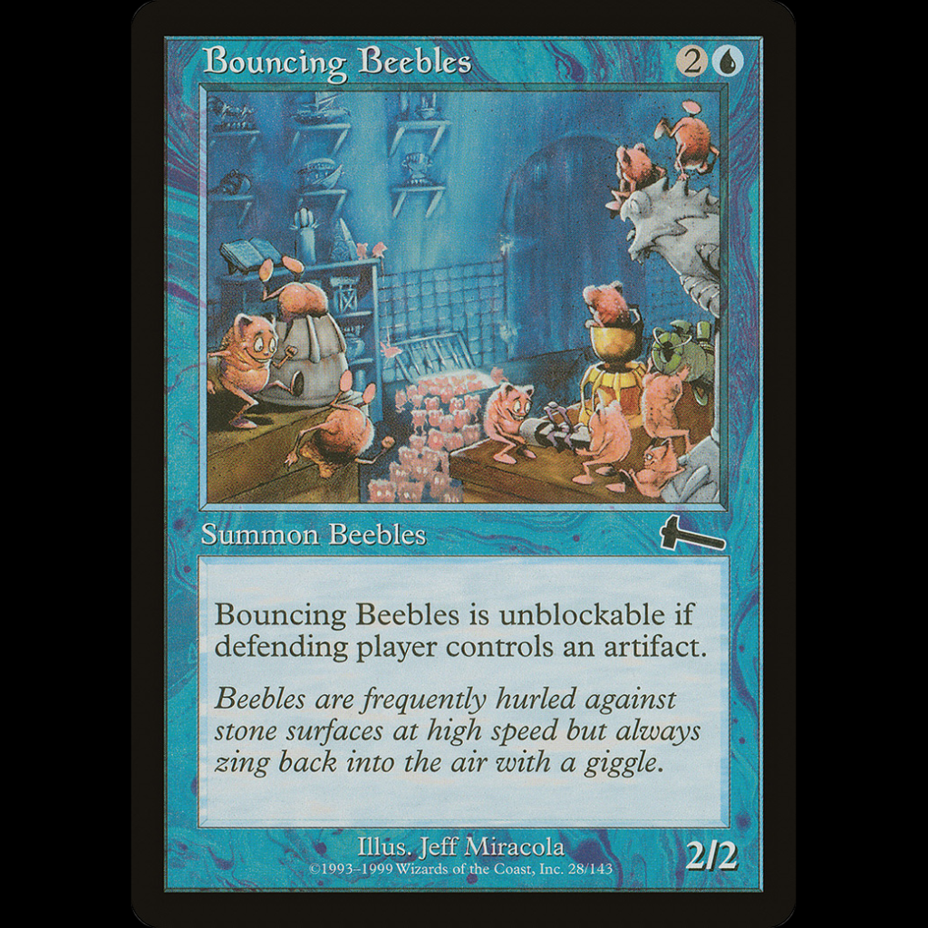 MTG Beebles Rebotadores (Bouncing Beebles) Urza's Legacy ulg#28 - Madtoyz